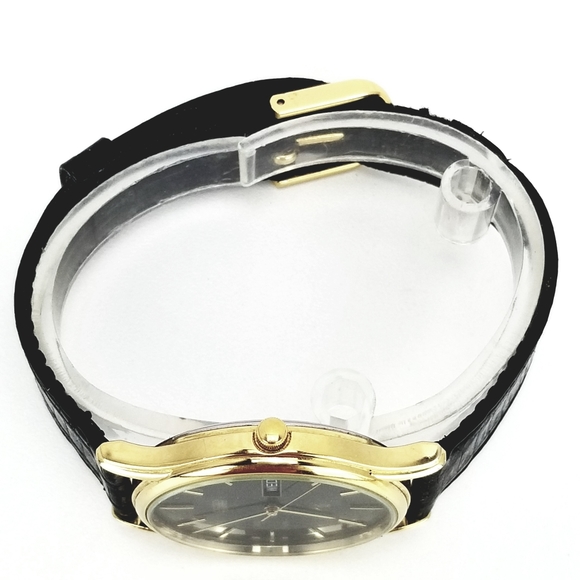 Citizen | Accessories | Citizen Womens Black Leather Band Quartz Model ...
